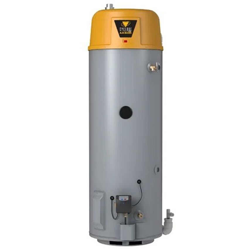 Cyclone® HE 50-Gallon Power Vent Condensing Commercial Gas Water Heater ...