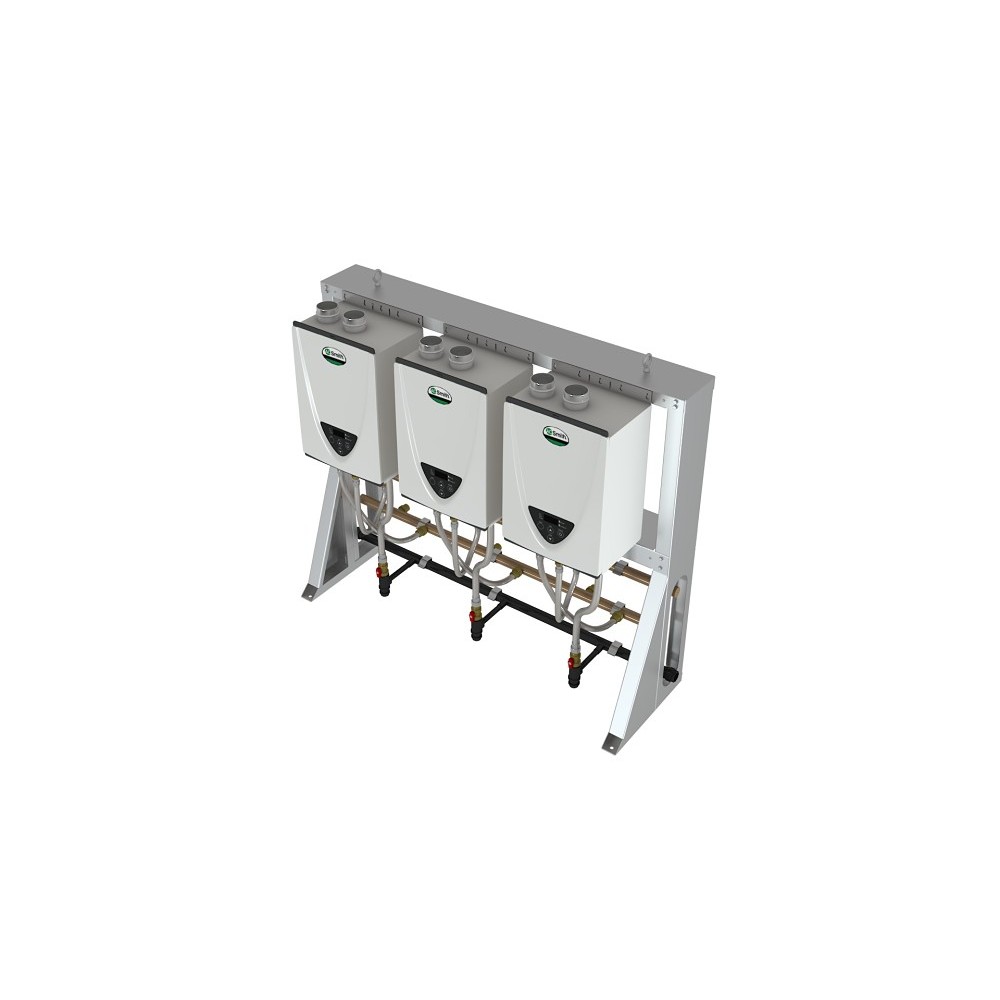Commercial Tankless Rack System - Free-Standing In-Line ACO-CRS-24IL-P ...