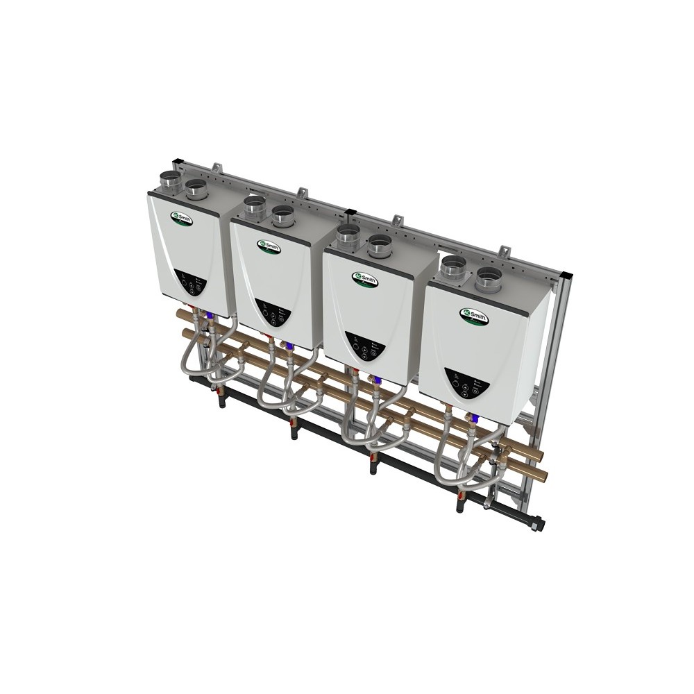 Commercial Tankless Rack System - Wall Mount ACO-CRS-44WM-P 101 | A.O ...